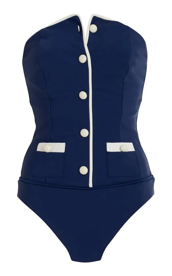 Simkhai Scout Bustier Swimsuit