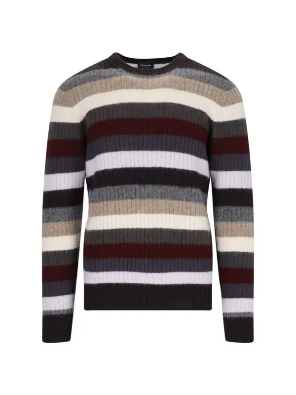 DRUMOHR Striped Lambswool Sweater