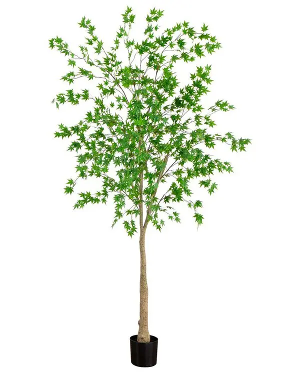 Buy NEARLY NATURAL 8ft Artificial Maple Tree - Green At 31% Off ...
