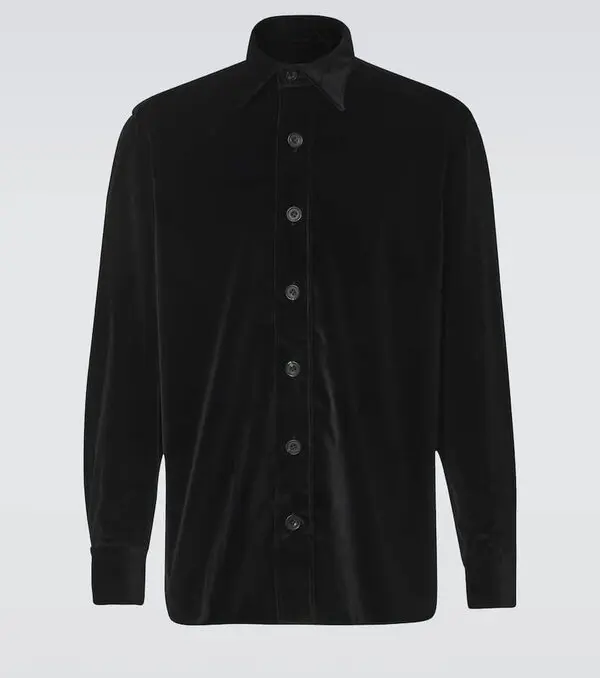 Rubinacci Cotton Velvet Overshirt
