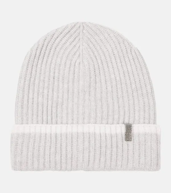 Brunello Cucinelli Cashmere Beanie - Grey