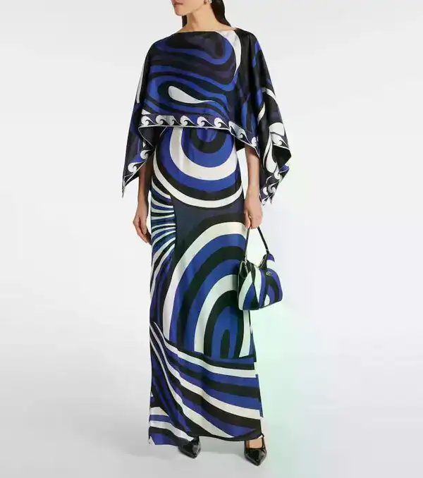 blue h&m dress Pucci silk dress – Les Merveilles De Babellou main image 0