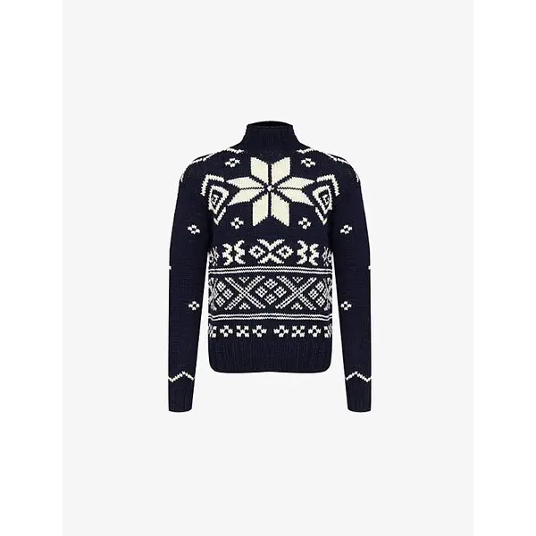 Ralph Lauren Arctic Graphic Wool Jumper - Navy Combo | Editorialist