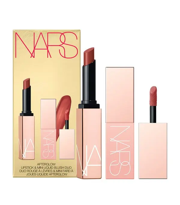 NARS Afterglow Lipstick & Mini Liquid Blush Duo - Aragon