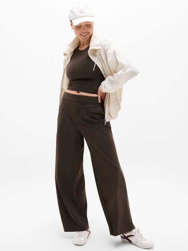 Athleta Pinnacle High-rise Trousers - Truffle