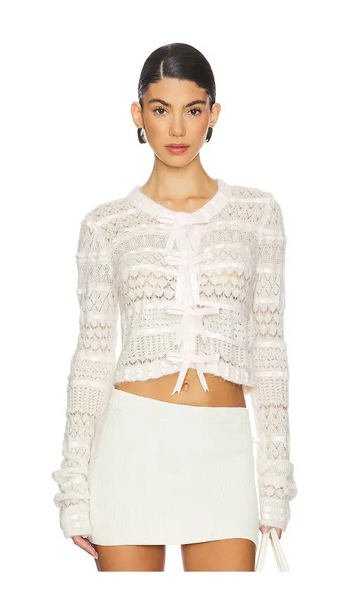 LoveShackFancy Roselline Cardigan