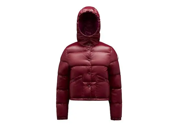 Moncler Bardanette Short Down Jacket - Garnet Red