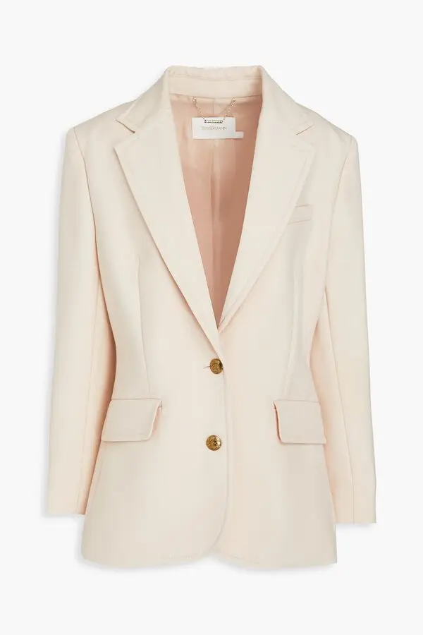 Zimmermann Wool-blend Crepe Blazer