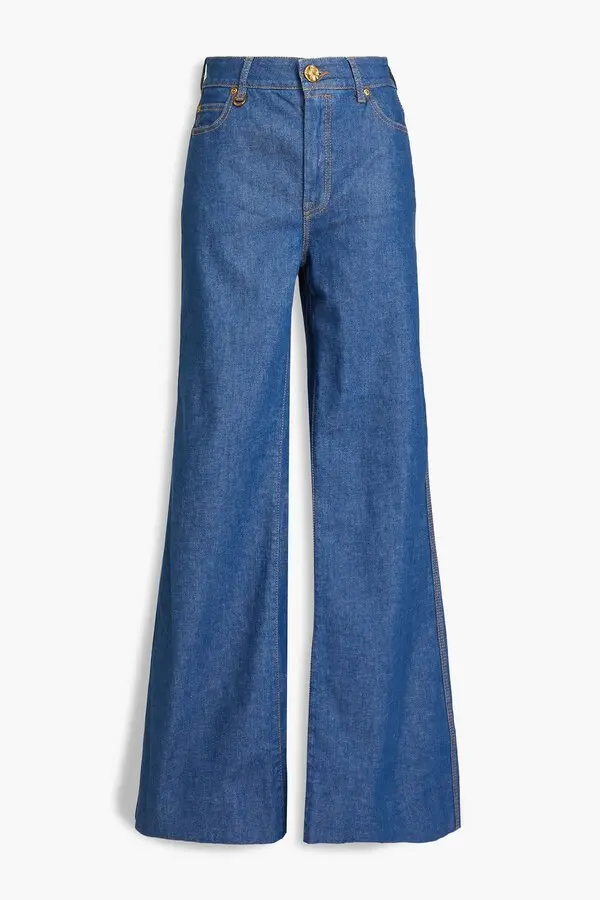 Zimmermann High-rise Wide-leg Jeans