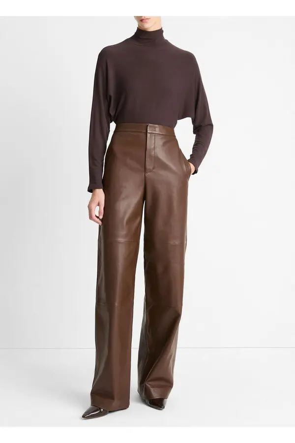 Vince Dolman-sleeve Turtleneck Bodysuit