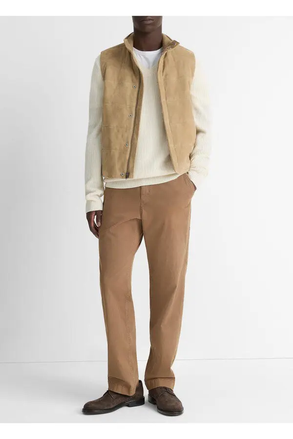 Vince Suede Insulated Vest