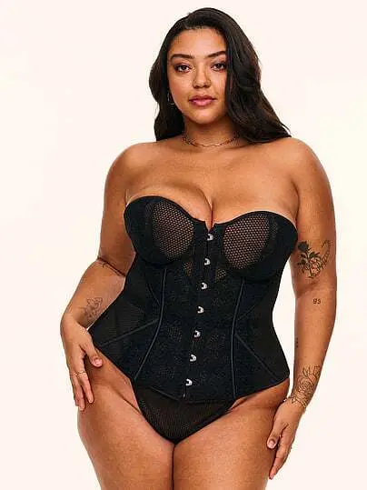 Victoria's Secret Adore Me Padma Corset - Black