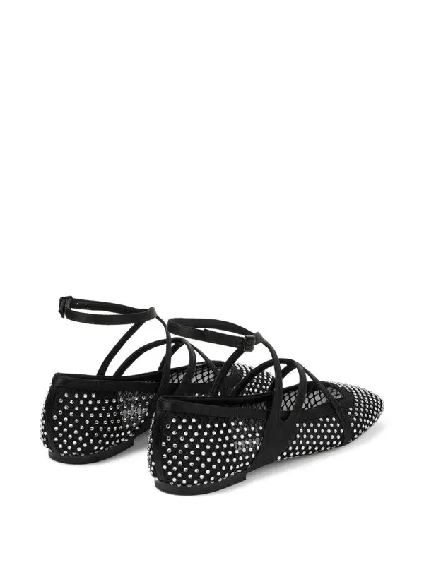 JIMMY CHOO Astoria Ballet Flats - Black