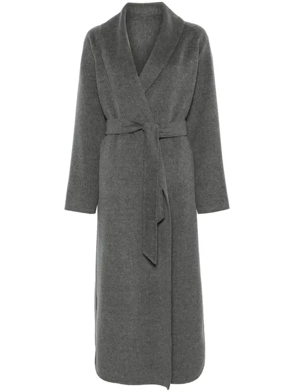 HEVO Sternatia Mid-length Wool Coat - Grey