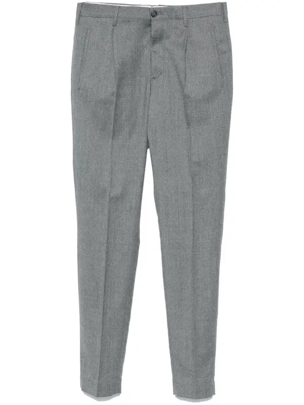 Incotex Pleated Flannel Trousers