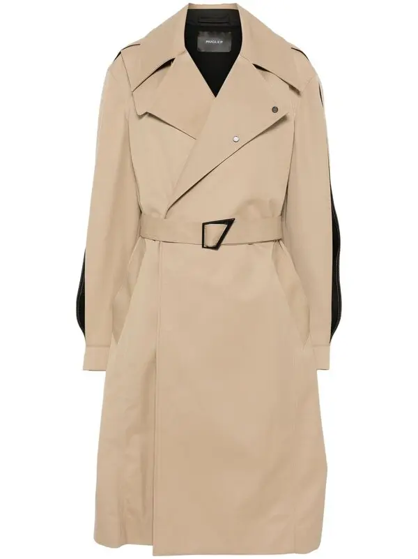 MUGLER Belted Trench Coat