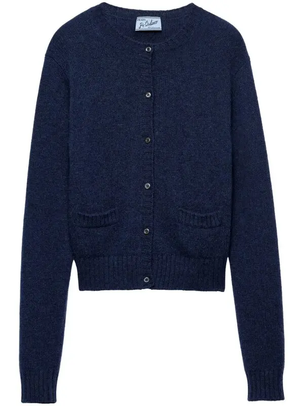 Prada Cashmere Cardigan - Blue