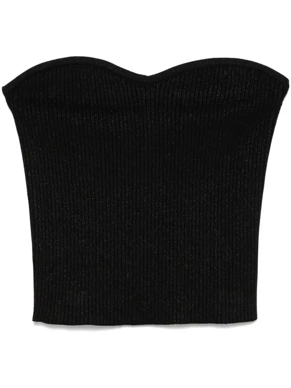Peserico Lurex Strapless Top