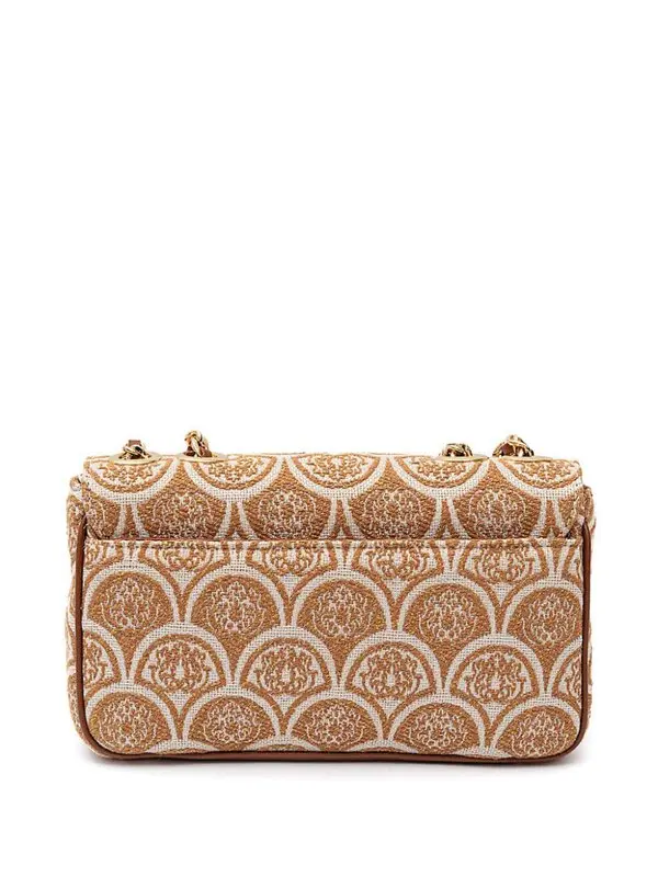 ISLA Sirena Jacquard Shoulder Bag - White