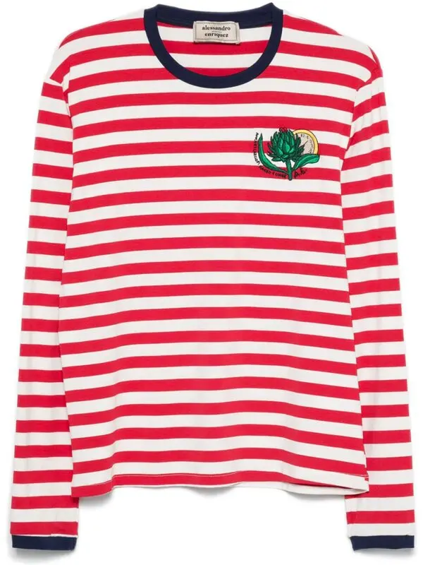 ALESSANDRO ENRIQUEZ Striped T-shirt