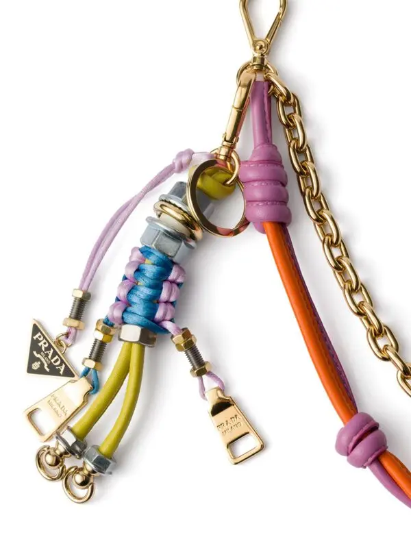 Prada Robot Bag Charm - Orange
