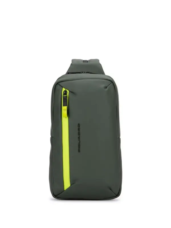 PIQUADRO Logo-raised Backpack - Green