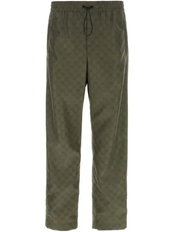 Gucci Logo Print Trousers