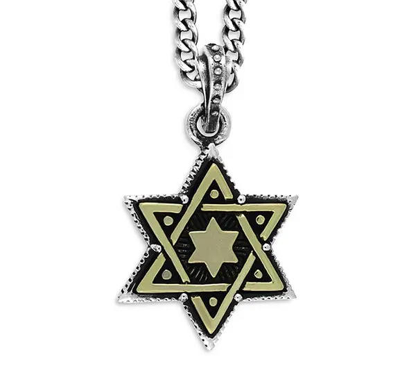 KING BABY STUDIO Alloy Star Of David Pendant Necklace