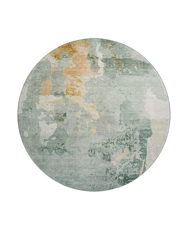 DALYN RUG COMPANY Dalyn Luxury Washable Bresca Bc1 Round Area Rug, 8' X 8