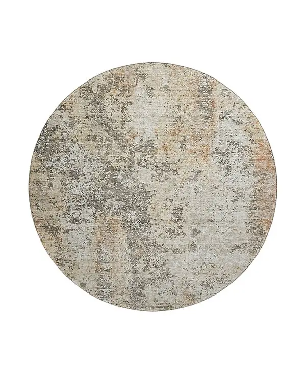 DALYN RUG COMPANY Dalyn Luxury Washable Bresca Bc5 Round Area Rug, 8' X 8