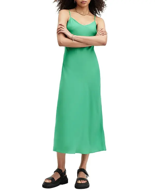 Allsaints Bryony Sleeveless Dress - Spectra Green | Editorialist