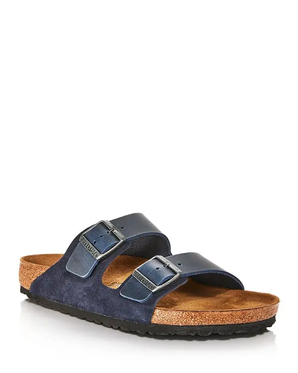 BIRKENSTOCK Arizona Slide Sandals - Dark Blue