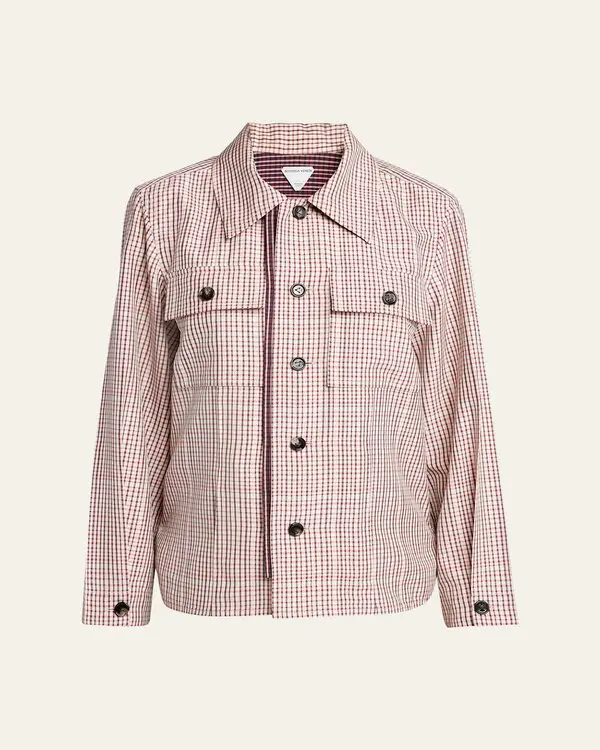 Bottega Veneta Check Button-down Shirt - Multicolor