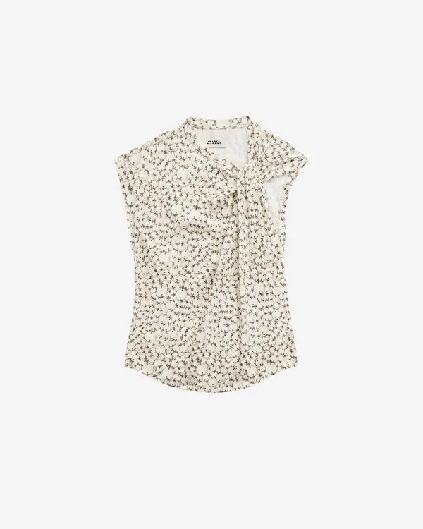 Isabel Marant Nayda Asymmetrical T-shirt - Ecru