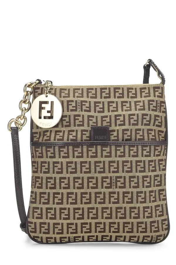 Fendi Zucchino Canvas Messenger Small