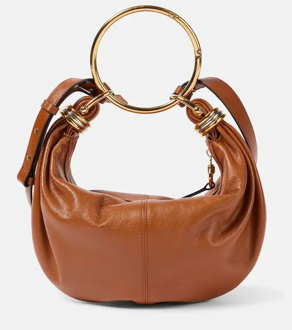 Chloé Small Leather Shoulder Bag - Brown