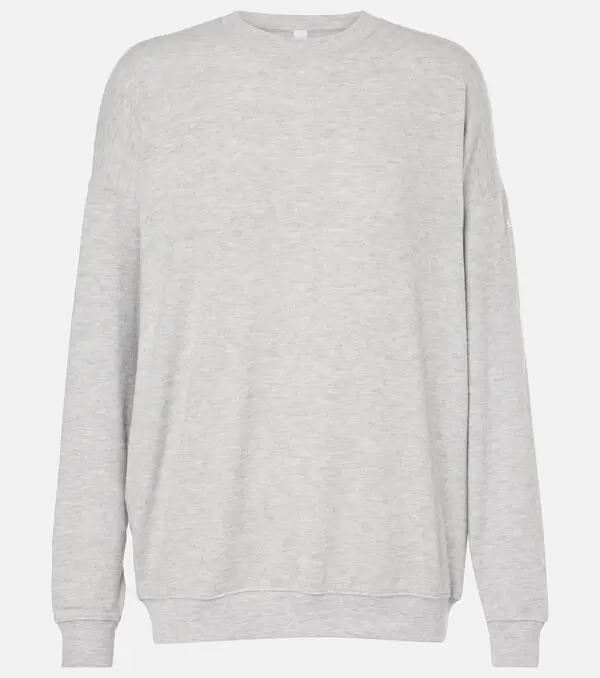 Alo Yoga Soho Sweatshirt - Grey