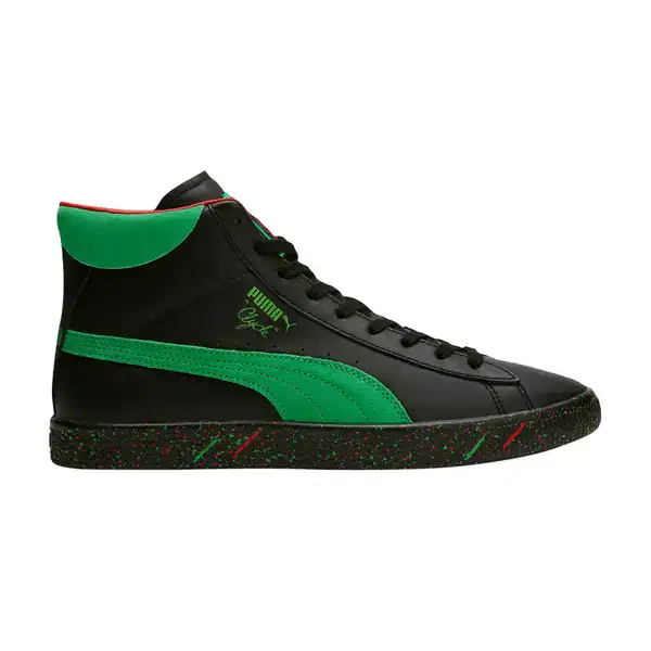 Puma X Elf Clyde Mid Sneakers Black Editorialist