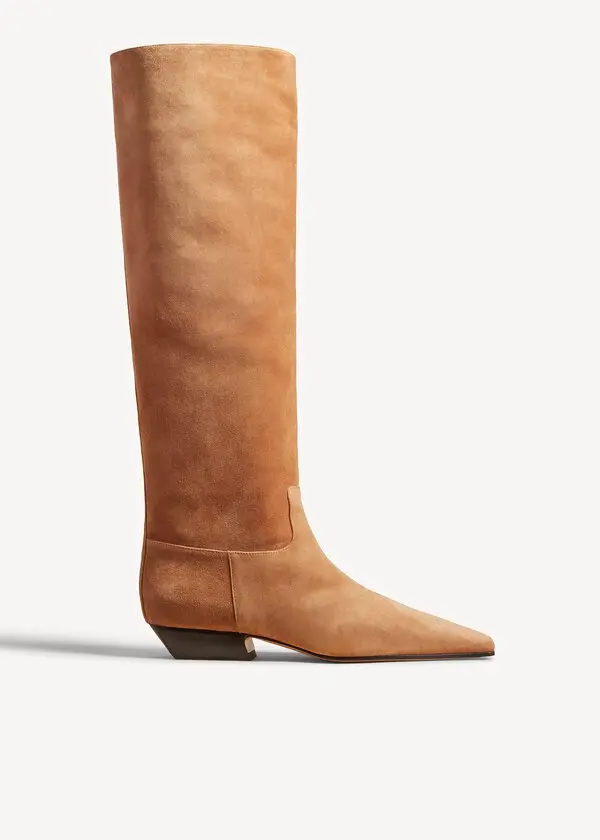 Khaite Marfa Knee-high Boots - Camel