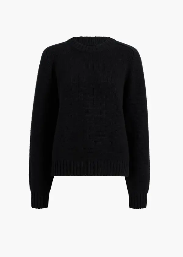 Khaite Mae Cashmere Pullover - Black