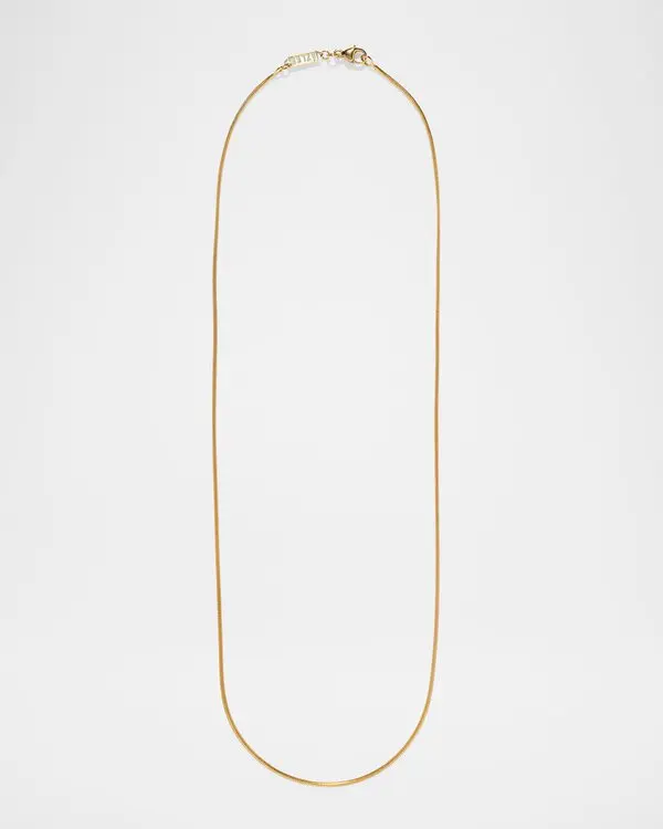 AZLEE 18k Yellow Gold Cascade Chain Necklace, 20"l - Yg | Editorialist
