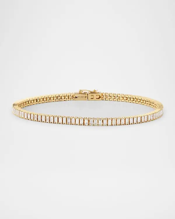Lana Jewelry 14k Gold Diamond Tennis Bracelet - Yellow Gold
