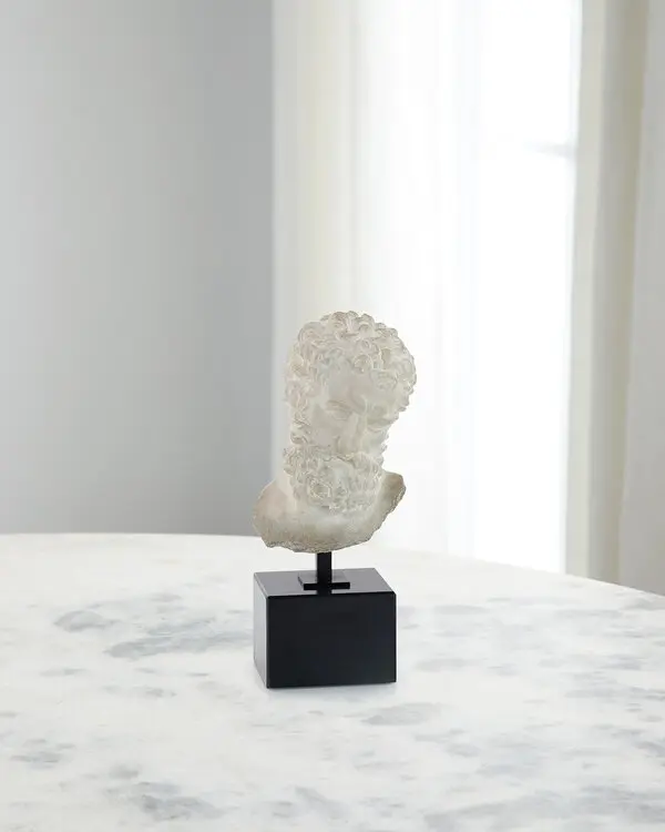 JOHN-RICHARD COLLECTION Greek Bust On Marble Base