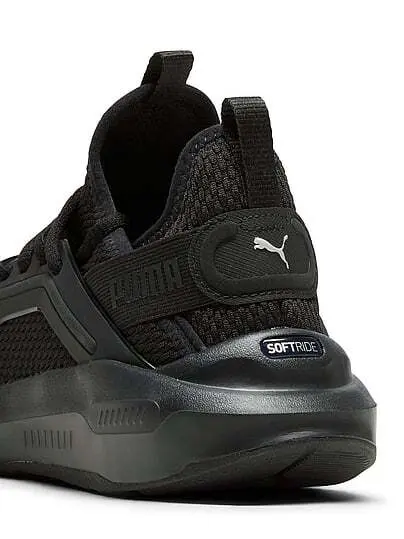 Pink Puma Softride Enzo Evo 5 Sneakers - Black