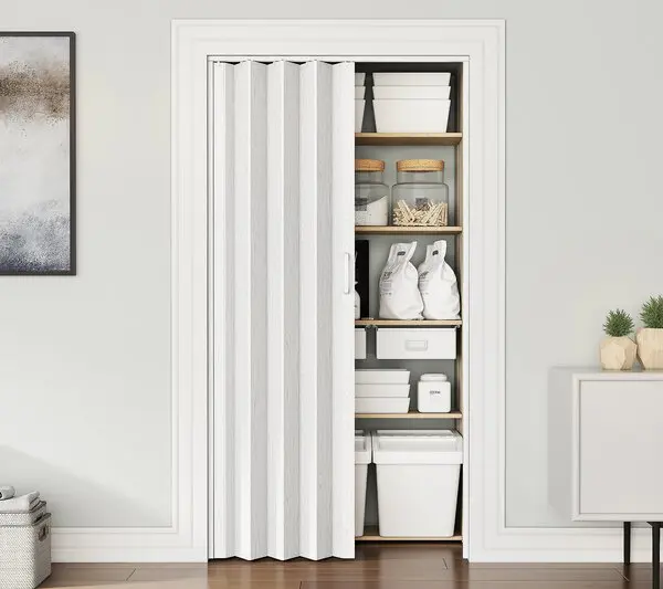TECHNI HOME Studio Series 36'w Pvc Foldable Acc Ordion Doors