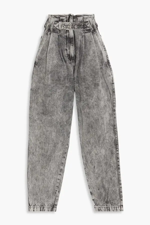 IRO PARIS Acadie Belted Tapered Jeans