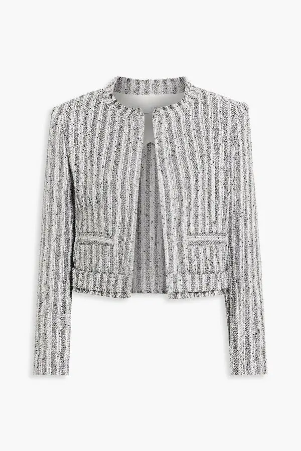 IRO PARIS Hakilo Metallic Striped Tweed Jacket