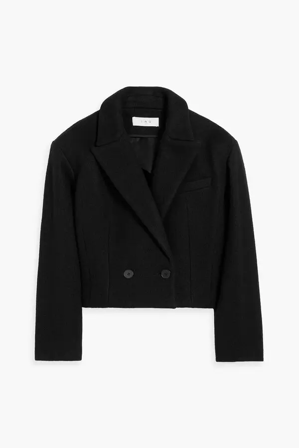 IRO PARIS Ronnie Double-breasted Wool-blend Blazer