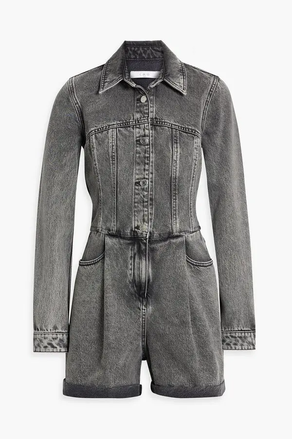 IRO PARIS Tilli Denim Playsuit