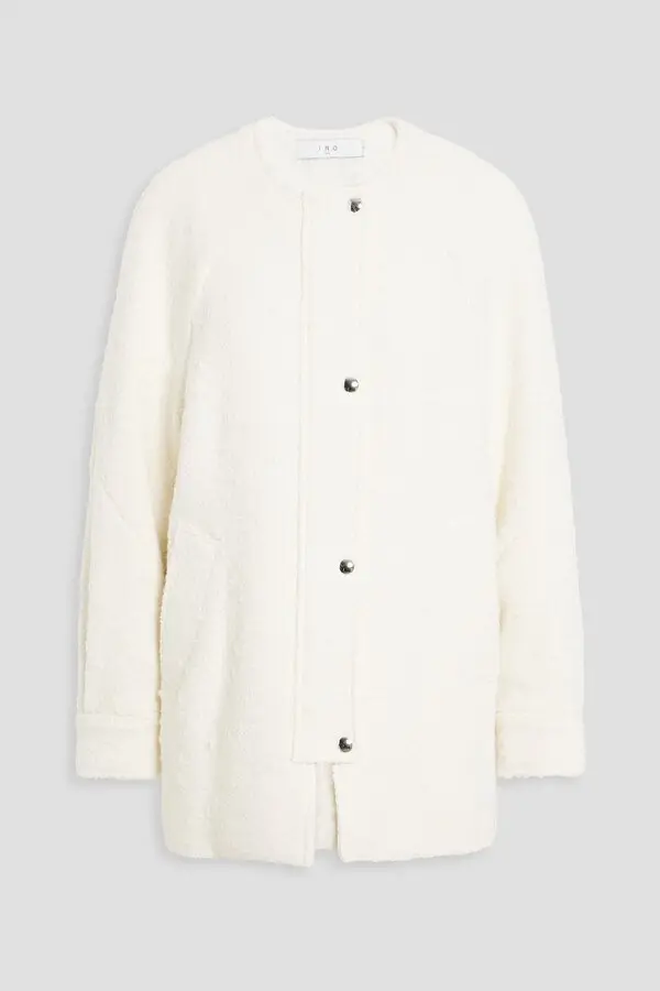 IRO PARIS Lange Bouclé-tweed Jacket